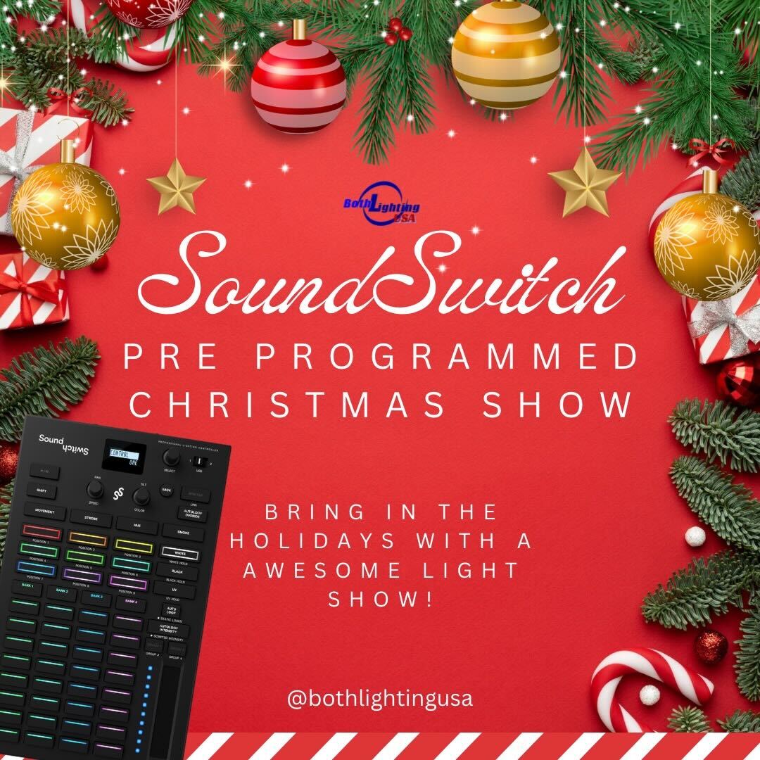 SoundSwitch Pre-Programmed Christmas Show – Both Lighting USA