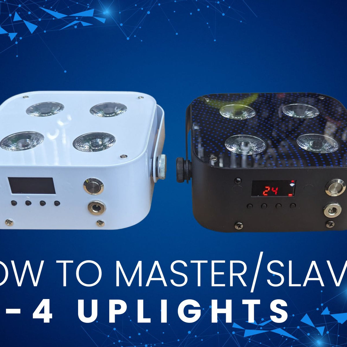 How To Master/Slave IR-4 Uplights – Both Lighting USA