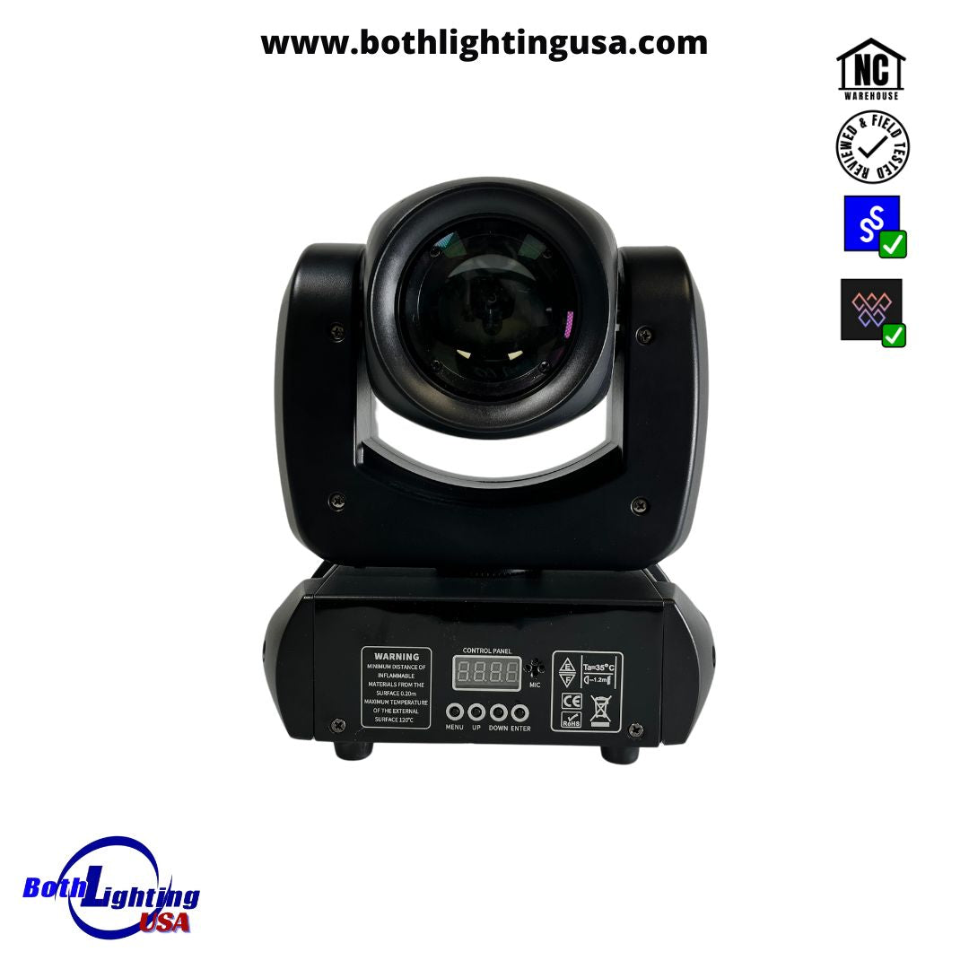 Mini Beam Mover – Compact 80W LED Moving Head with DMX Control | Both ...