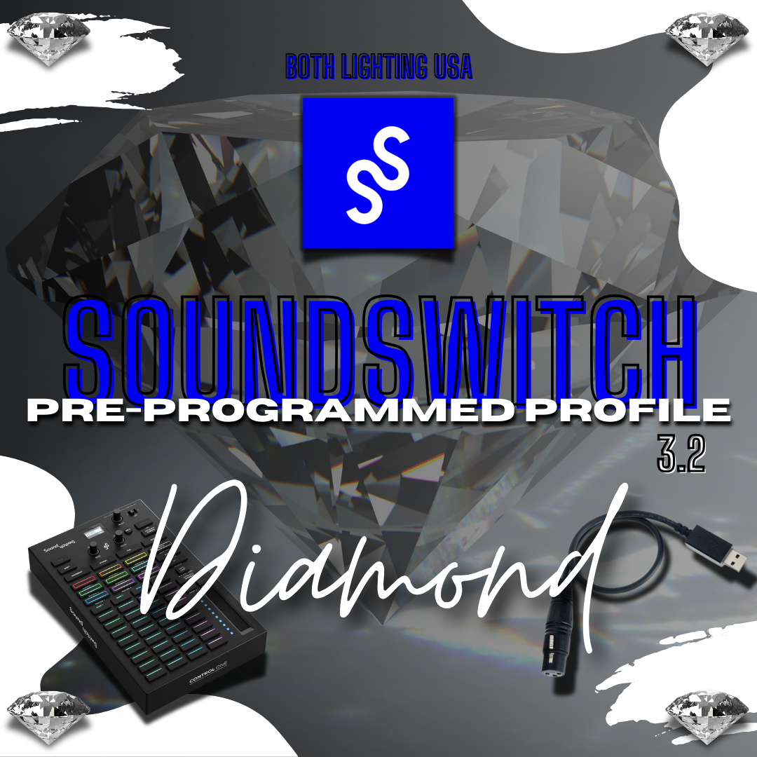 SoundSwitch Pre Programmed DMX Project (Diamond 3.2) – Both Lighting USA